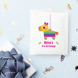 Cute Mexican Pinata Kids Birthday Party Tea Bag Drink Mix | Zazzle
