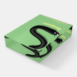 Cute millipede cartoon illustration paperweight | Zazzle