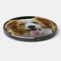 Cute Modern Custom Pet Art Dog Photo Wireless Charger | Zazzle