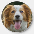 Cute Modern Custom Pet Art Dog Photo Wireless Charger | Zazzle