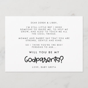 Godparents Invitations | Zazzle