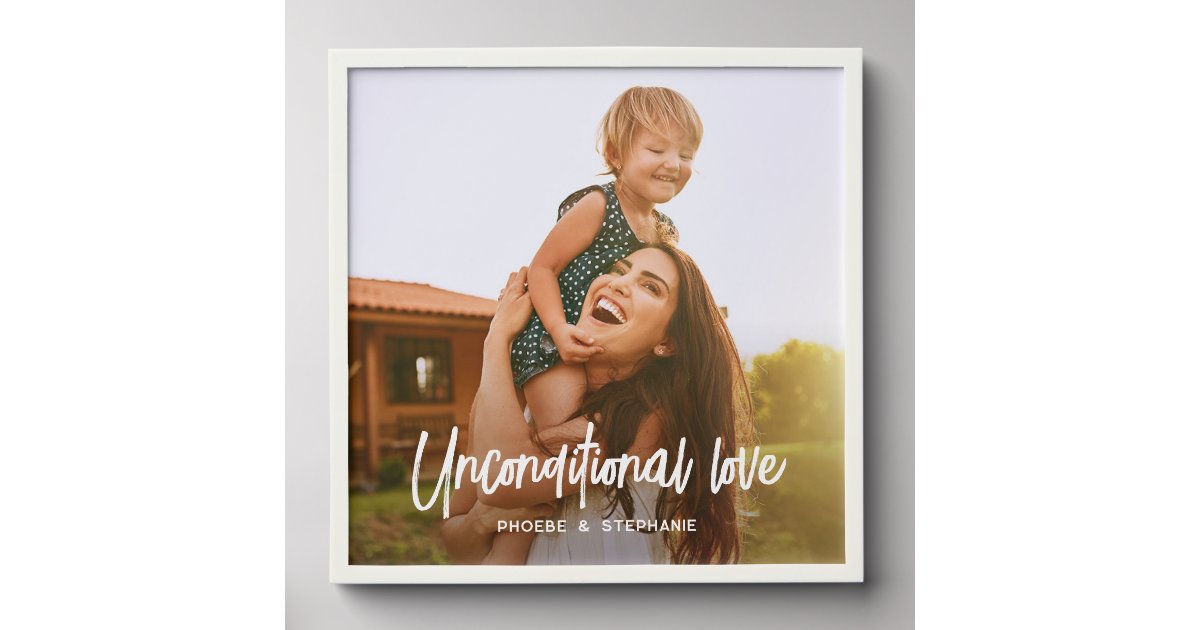 Cute Mom Photo Keepsake Custom Peel And Stick Photo Tile | Zazzle
