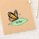 Cute Monarch butterfly label | Zazzle