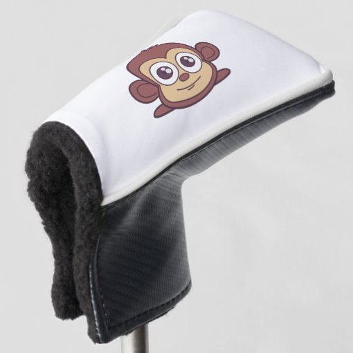 Cute monkey clipart golf head cover | Zazzle