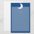 Cute moon Stationary Stationery | Zazzle