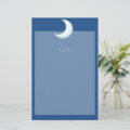 Cute moon Stationary Stationery | Zazzle