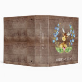 Cute Moose Boys Baby Photo Album 3 Ring Binder | Zazzle
