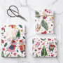 Cute Mouse Themed Christmas Pattern Wrapping Paper Sheets | Zazzle