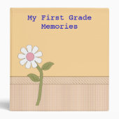 Cute My First Grade Memories Binder | Zazzle