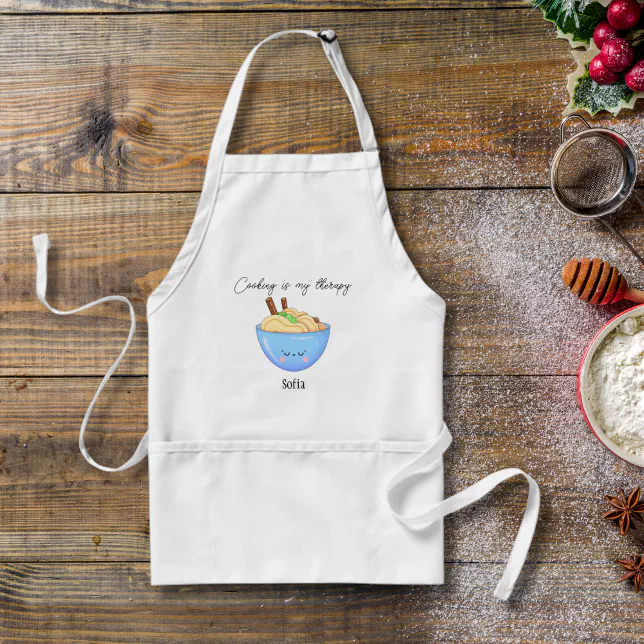 Cute Noodles Kawaii Ramen Adult Apron | Zazzle