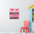 Cute Obsessive Flamingo Disorder Poster | Zazzle