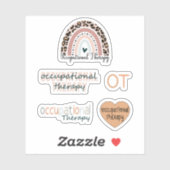 Cute Occupational Therapy OT Pack Sticker | Zazzle
