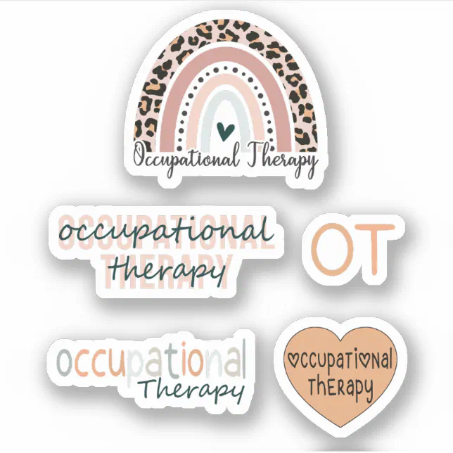 Cute Occupational Therapy OT Pack Sticker | Zazzle