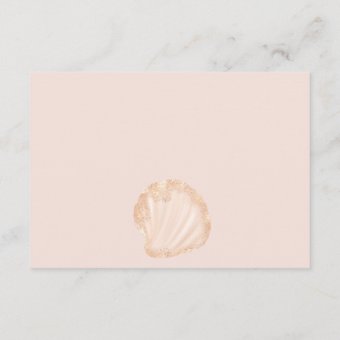 Cute ocean little pearl baby shower bring a book enclosure card | Zazzle