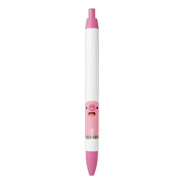 Cute Oinking Cartoon Pig Pen | Zazzle