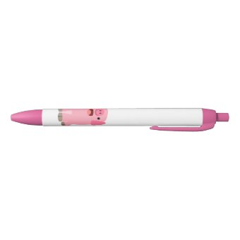 Cute Oinking Cartoon Pig Pen | Zazzle