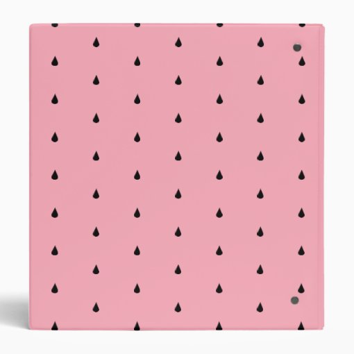 Cute One in a Melon Cute Watermelon Pink Pun 3 Ring Binder | Zazzle