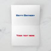 Cute orange excavator digger cartoon card | Zazzle