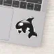 Cute Orca Whale Sticker | Zazzle
