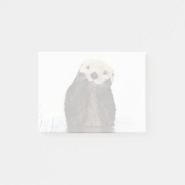 Cute Otter Wildlife Image Post-it Notes | Zazzle