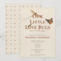 Cute Our Little Love Bugs Baby Invitation | Zazzle