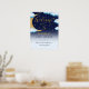 Cute Over the Moon Boy Baby Shower Welcome Poster | Zazzle