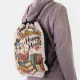 Cute Owl Reading Books Illustration Drawstring Bag | Zazzle