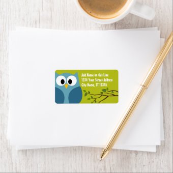 Cute Owl - Return Address Labels | Zazzle