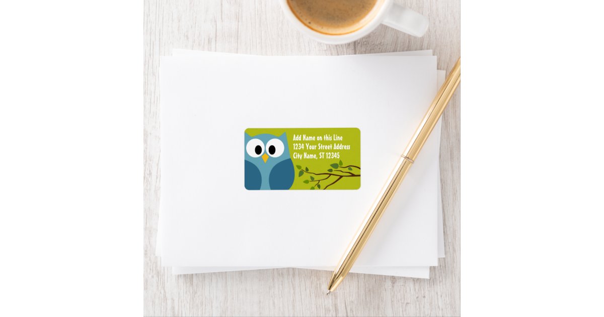 Cute Owl - Return Address Labels | Zazzle