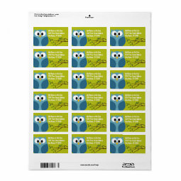 Cute Owl - Return Address Labels | Zazzle