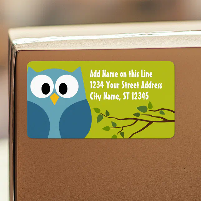 Cute Owl - Return Address Labels | Zazzle