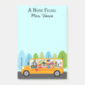 Cute Owl School Bus Driver Teacher Post-it Notes | Zazzle