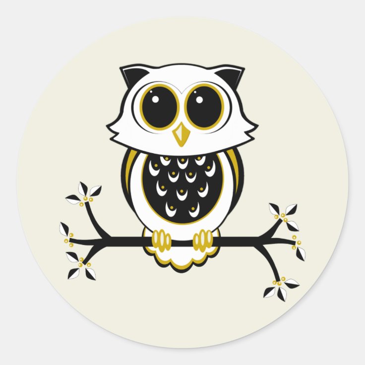 Cute Owl Stickers | Zazzle