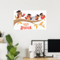 Cute Owls Back to School Graduation Poster | Zazzle