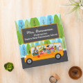 Cute Owls School Bus Binder | Zazzle