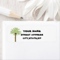 Cute Palm Tree Label | Zazzle
