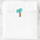Cute Palm Tree Square Sticker | Zazzle