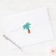Cute Palm Tree Square Sticker | Zazzle