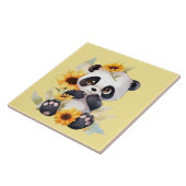cute Panda bear lovers Ceramic Tile | Zazzle