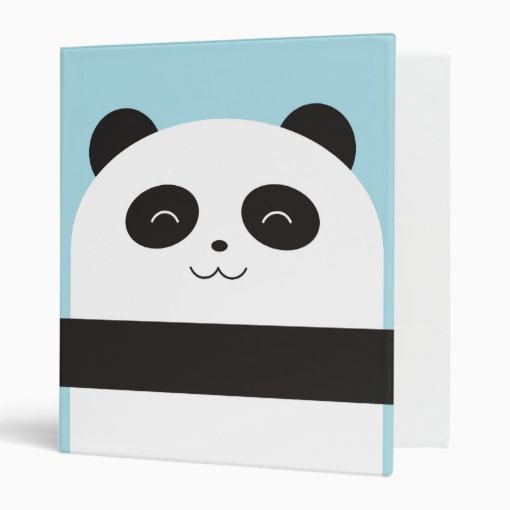 Cute Panda Binder | Zazzle