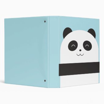 Cute Panda Binder | Zazzle