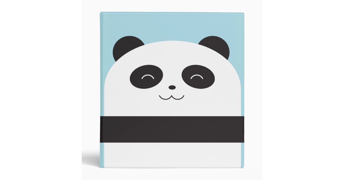 Cute Panda Binder | Zazzle