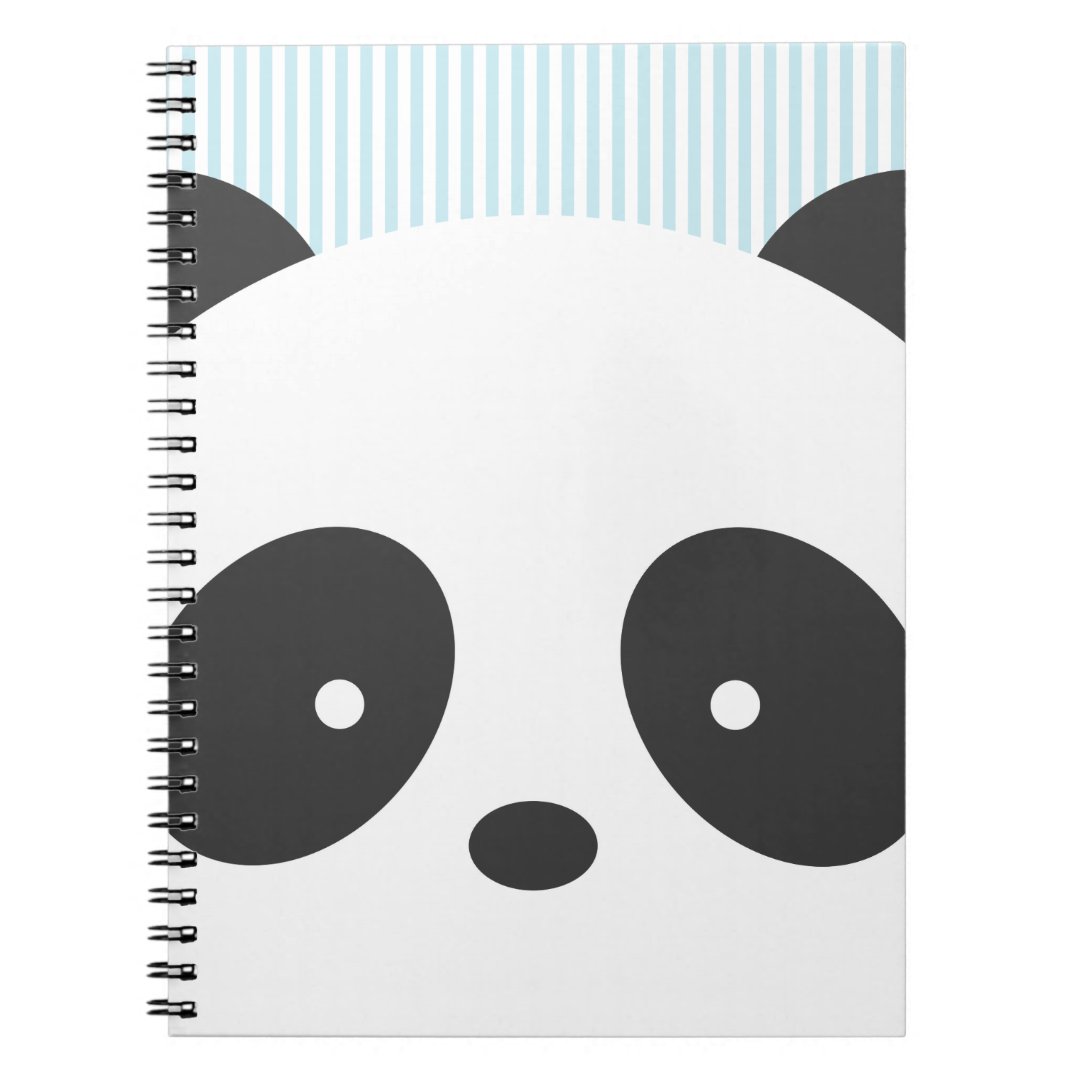 Cute panda notebook | Zazzle