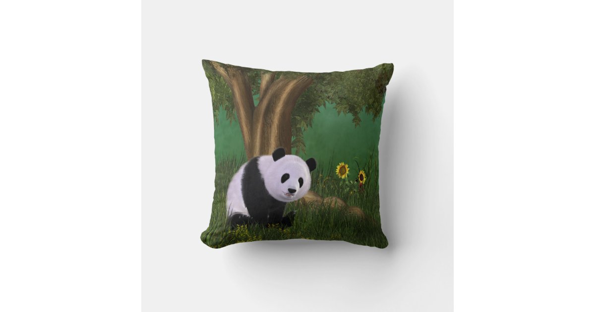 Cute Panda Pillows | Zazzle