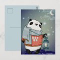 Cute Panda Postcard | Zazzle
