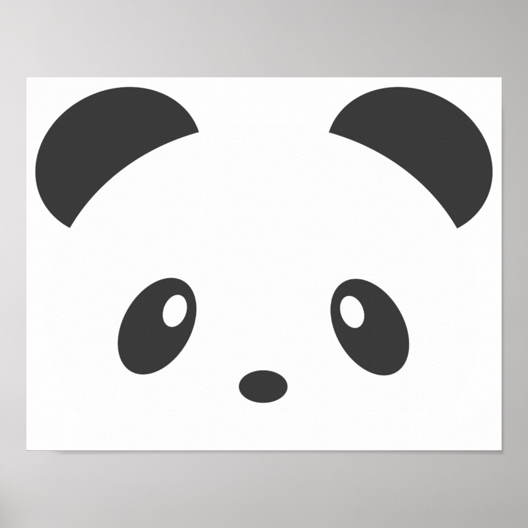 Cute Panda Poster | Zazzle
