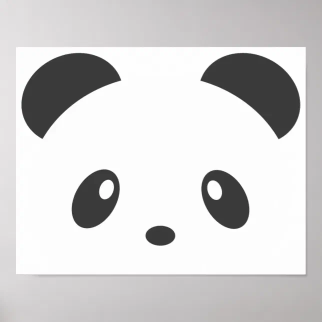 Cute Panda Poster | Zazzle
