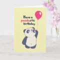 Cute Panda Pun Pandastic Bday Funny Birthday Card | Zazzle