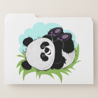 Cute Pandas file folder set | Zazzle