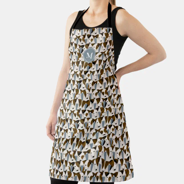 cute Parson Jack Russell Terriers dog lovers Apron | Zazzle